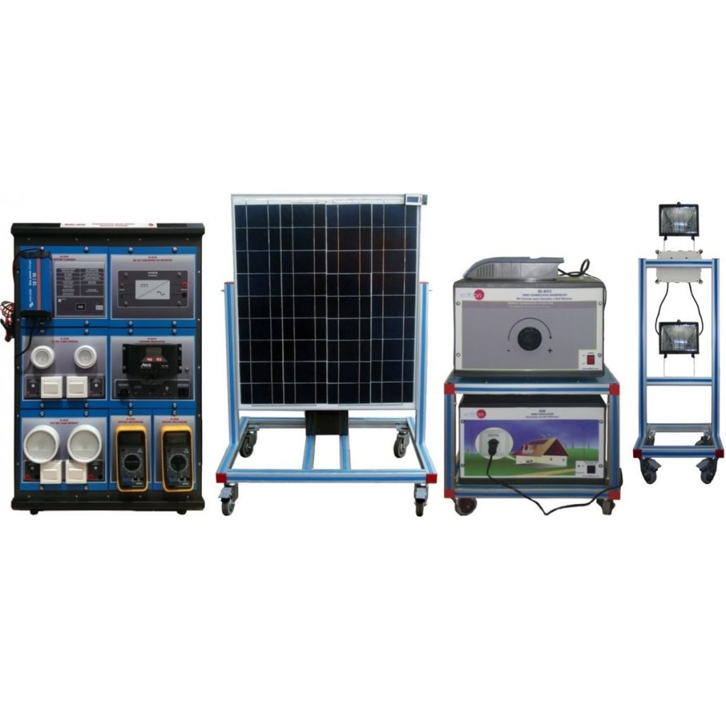 Entrenador Módular de Energía Solar Fotovoltaica (Versión Completa) MINI-EESF Edibon