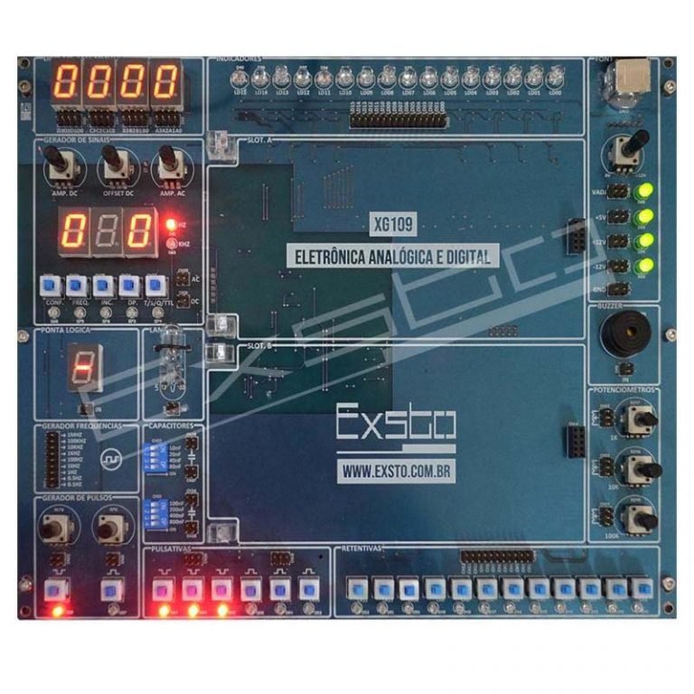 Kit Didáctico de Electrónica Analógica / Digital XG203 Exsto